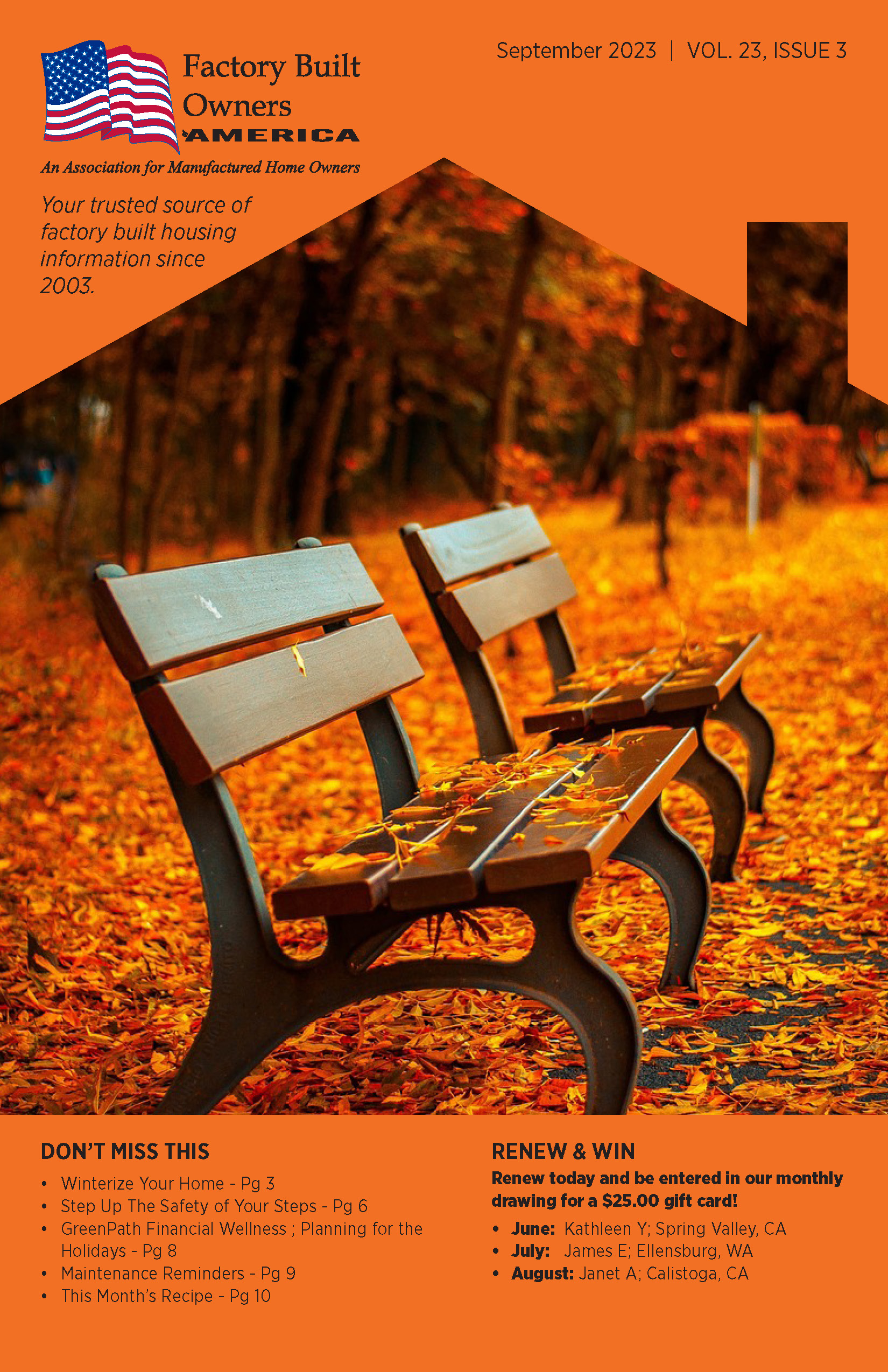 September 2023 Newsletter Article - Factory Built Owners of America